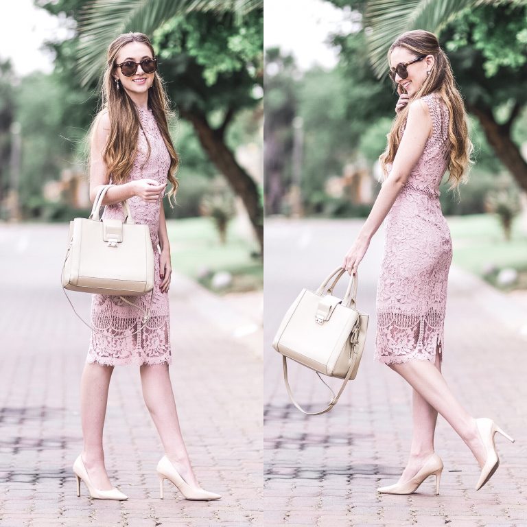 4 Styles of pink lace dresses currently on sale - Arum Lilea