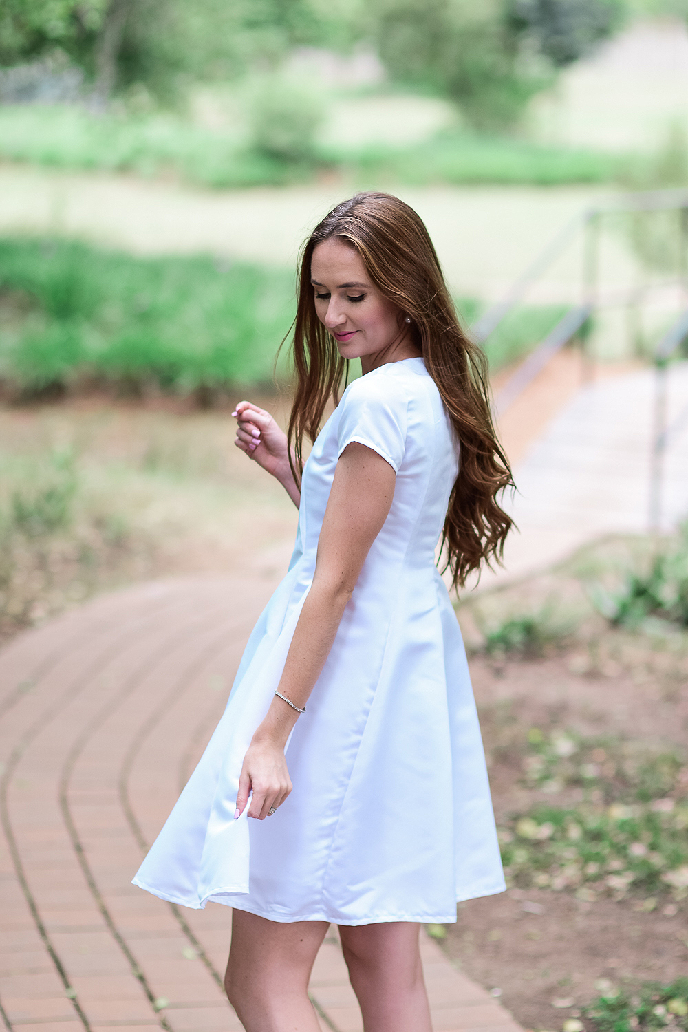 White Satin Panelled Dress + What I'm loving lately - Arum Lilea